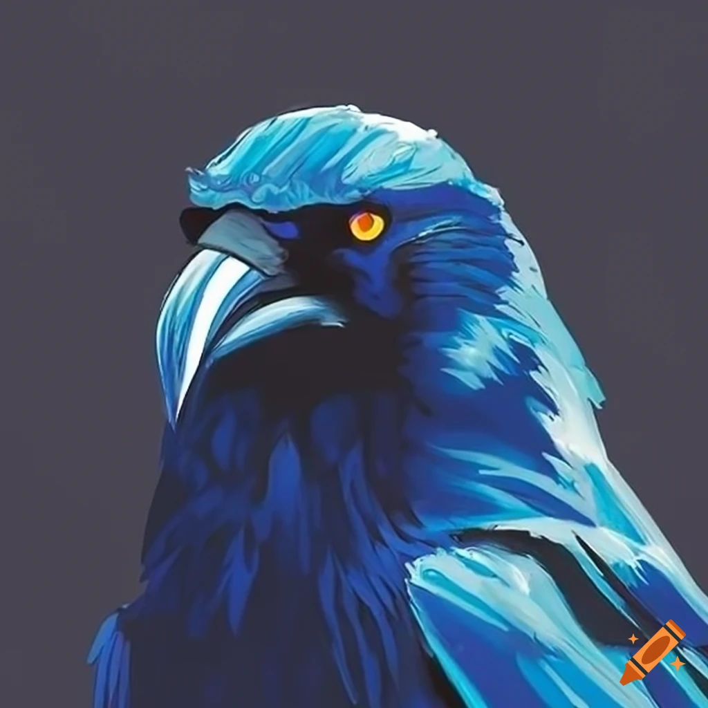 Blue raven