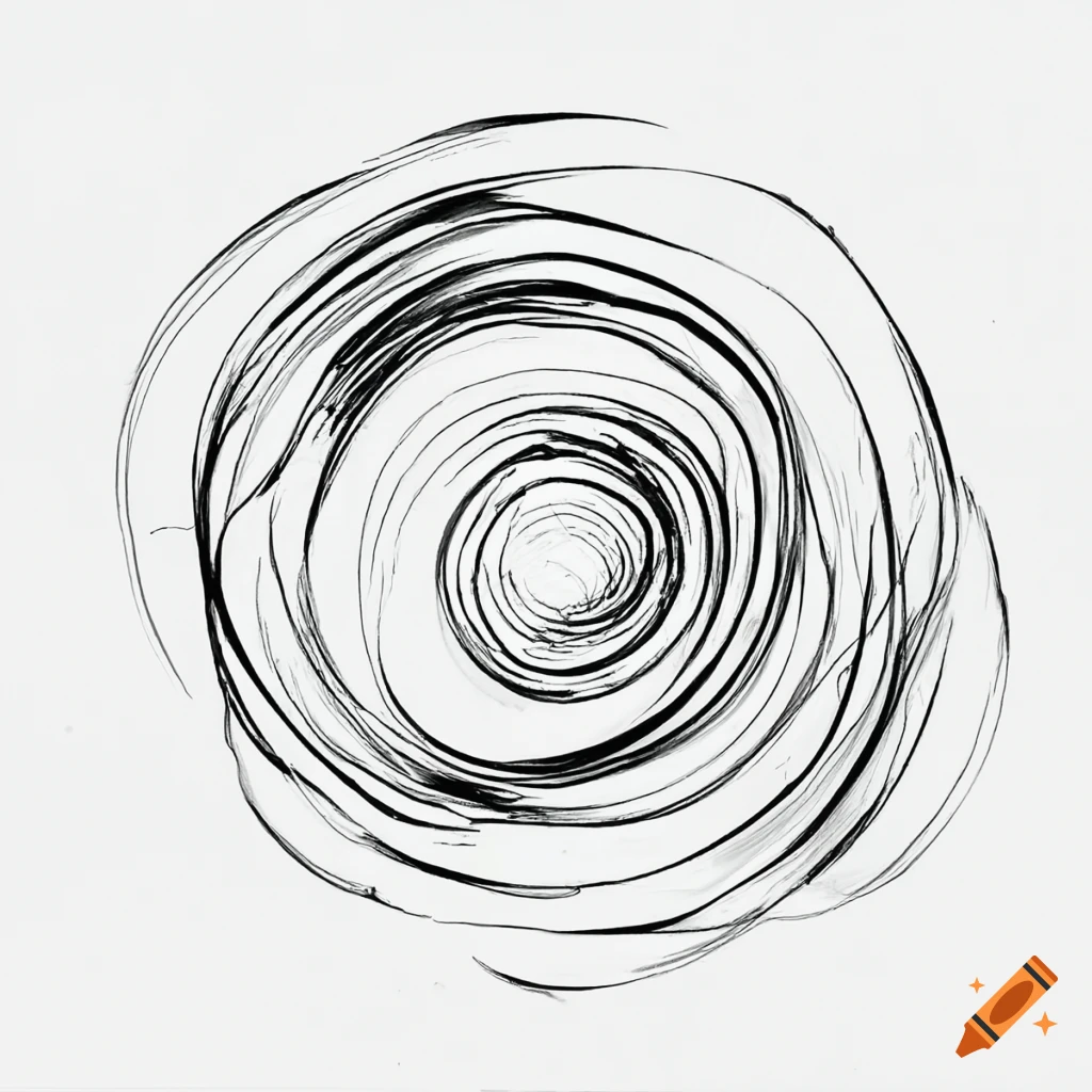 Abstract drawing of sound on Craiyon