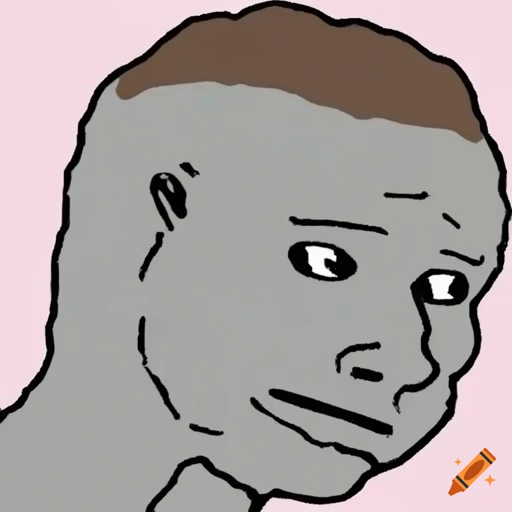 Wojak meme on Craiyon