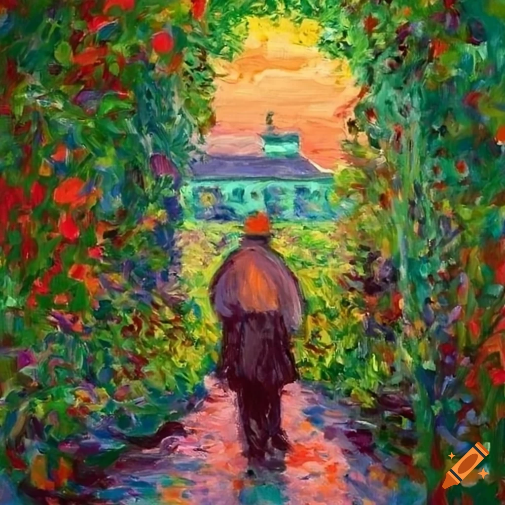 Children’s book illustration, Impressionist style painted, simple ...