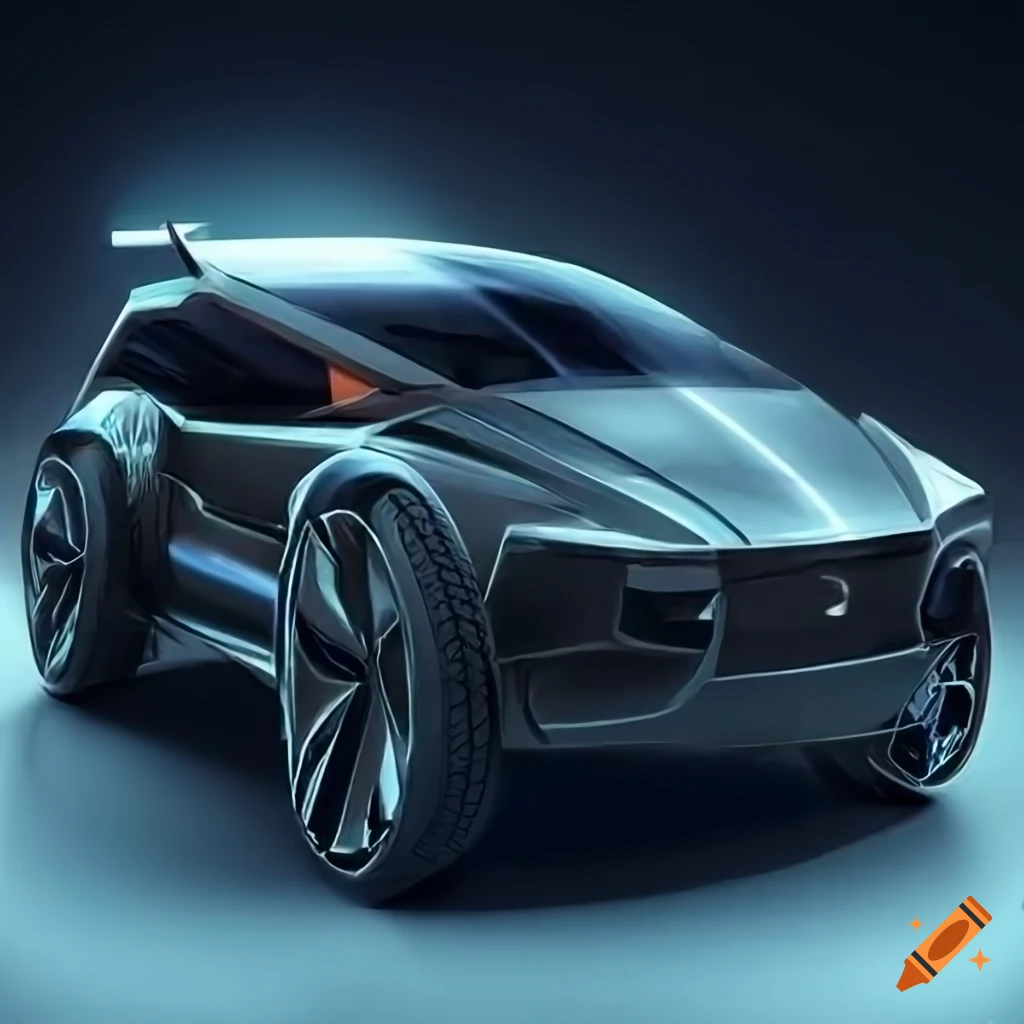 Concept car, car, pickup truck, futuristic, mechanical style ...