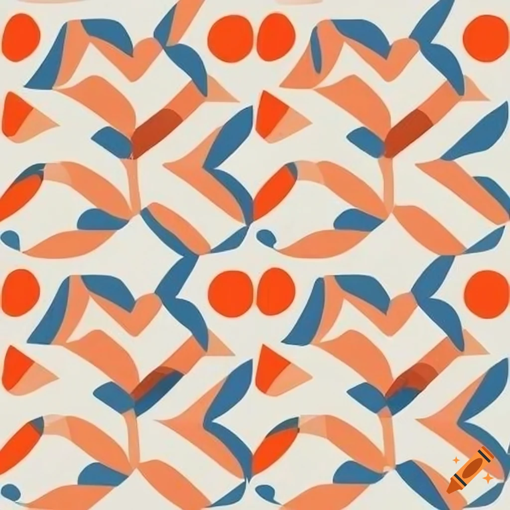 Minimalist modern art pattern
