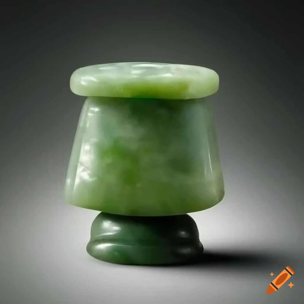 Jade objects from the ancient pre-hispanic inca culture