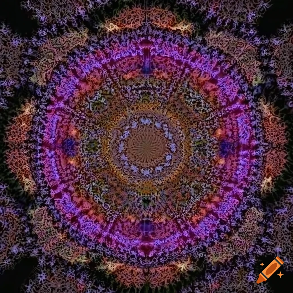 Universe fractal pattern on Craiyon