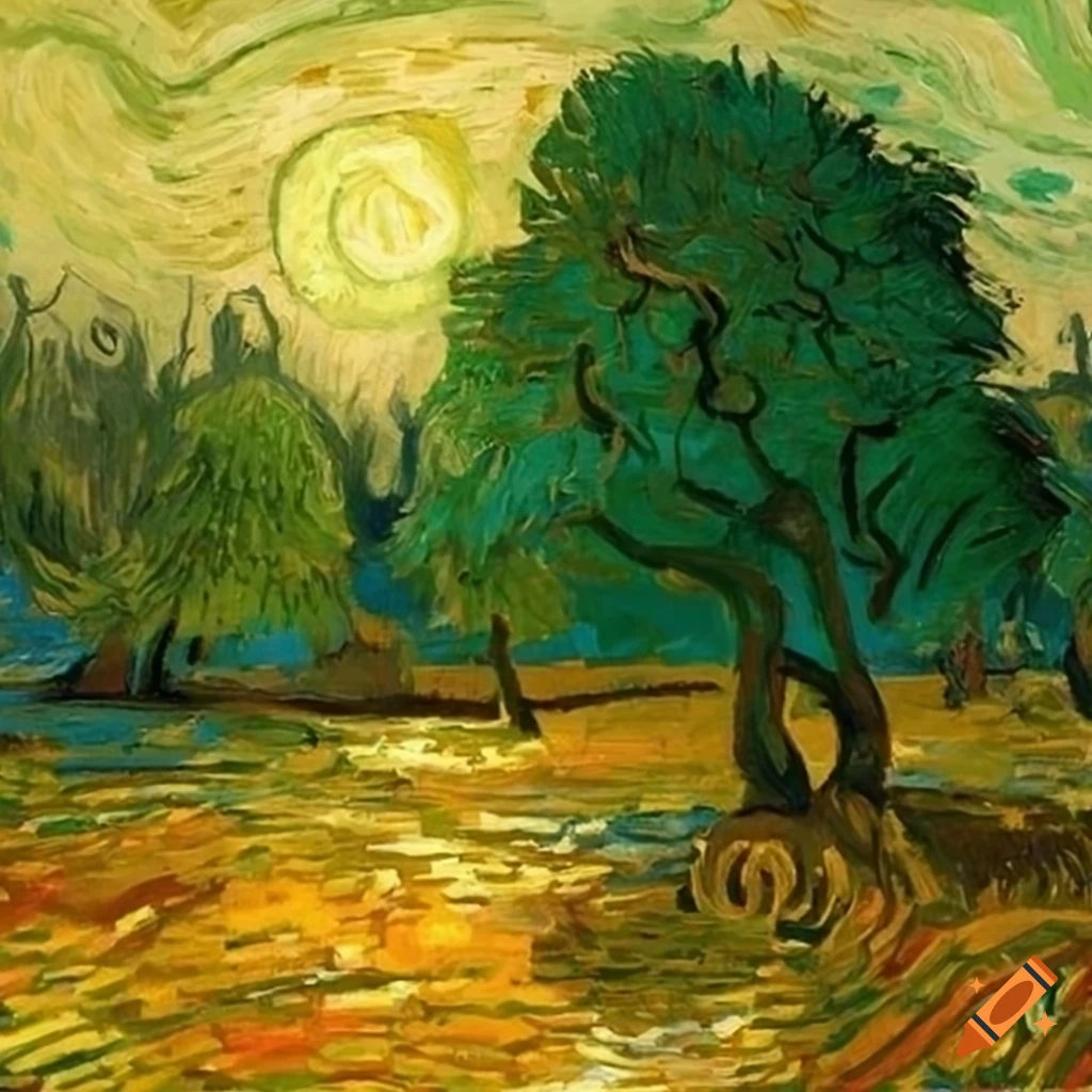Trees van gogh