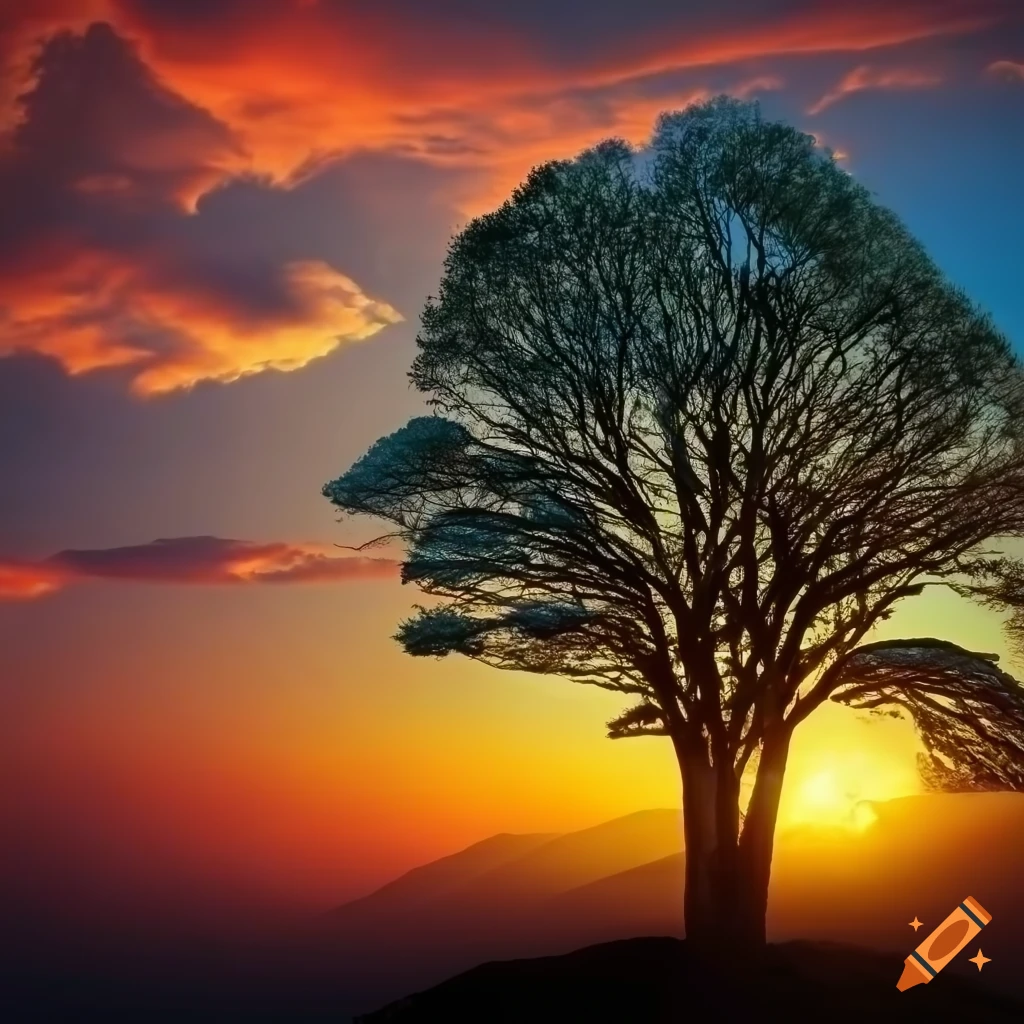 See unmittelbar vor einer kleinen klippe bei sonnenuntergang, rundherum ...