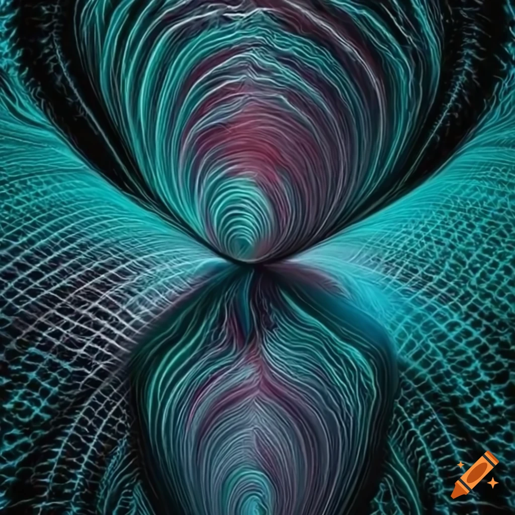 Flow of time bifurcating and intercalating and folding in on itself on ...