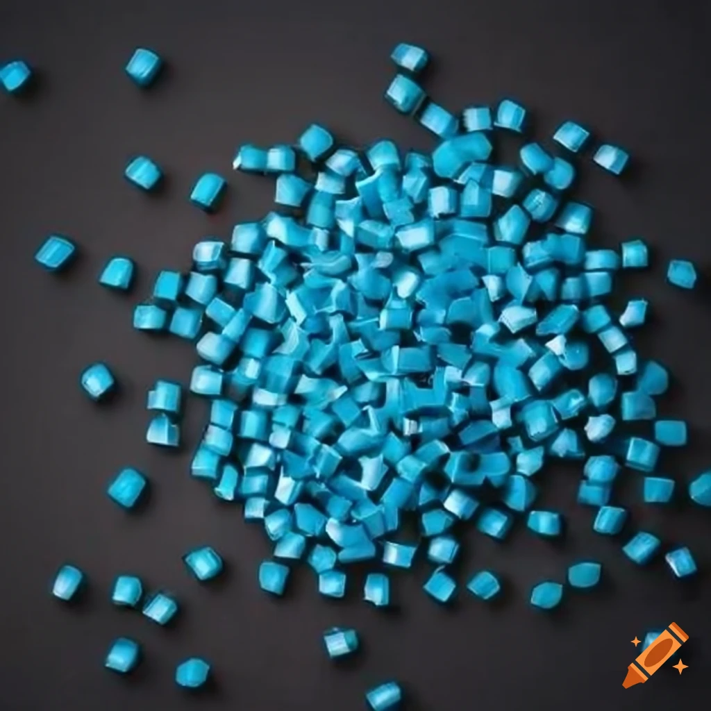 Plastic granules on Craiyon