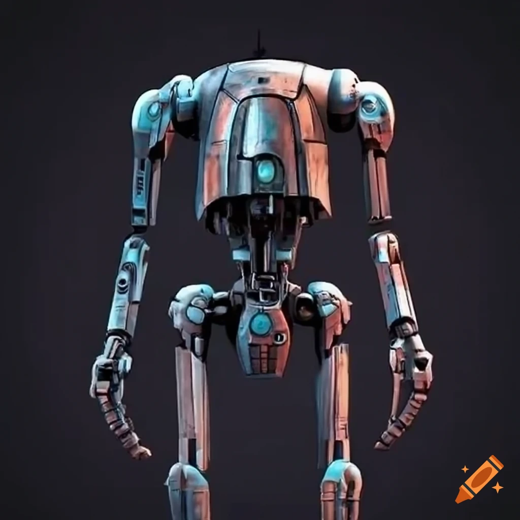 Star wars combat droid on Craiyon