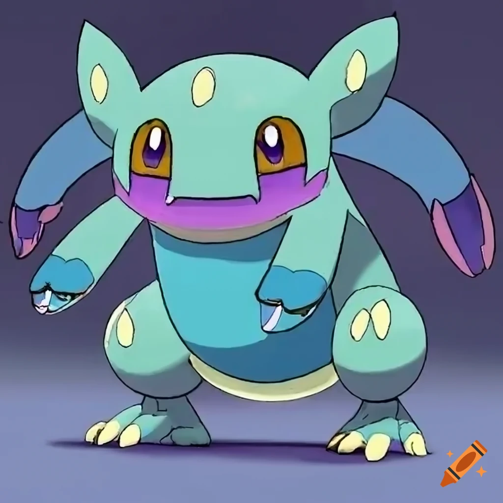 Nidoqueen is a large, bipedal blue mammalian Pokémon with distinct ...