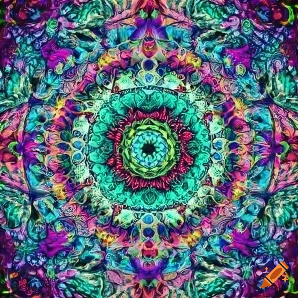 Beautiful colorful mandala high resolution