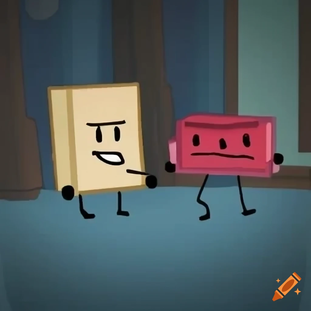 Bfb blocky in court on Craiyon