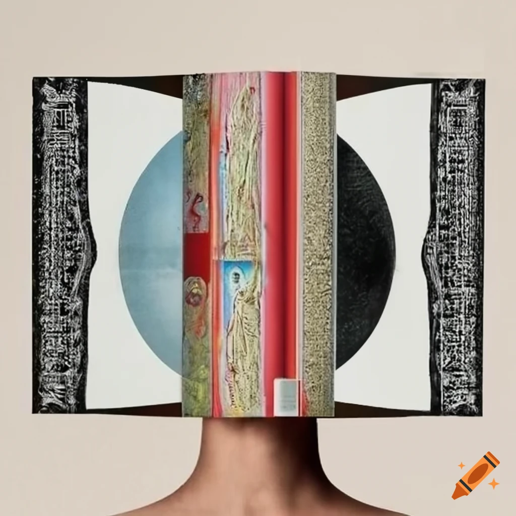 "album cover" "white elephant" brave new world border on Craiyon