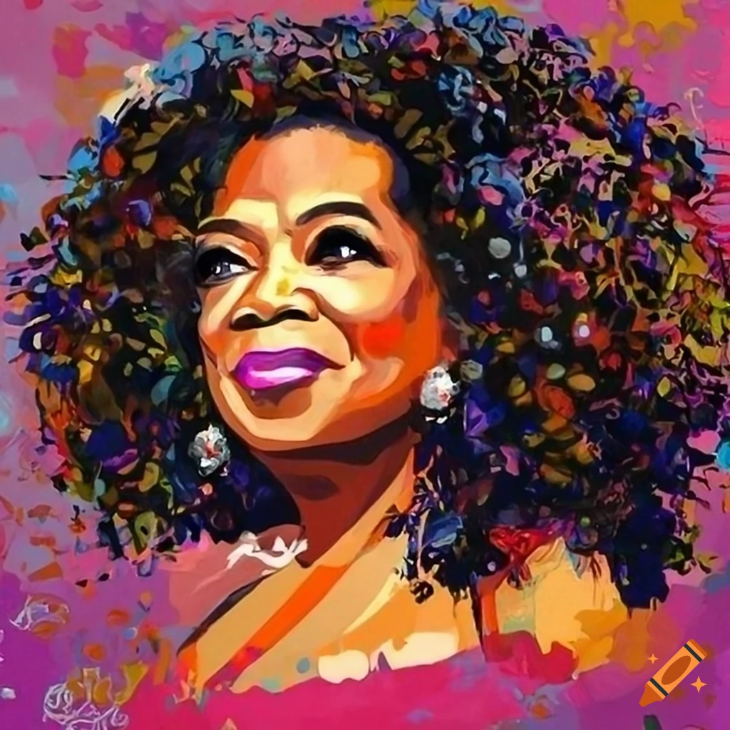 Oprah winfrey art on Craiyon
