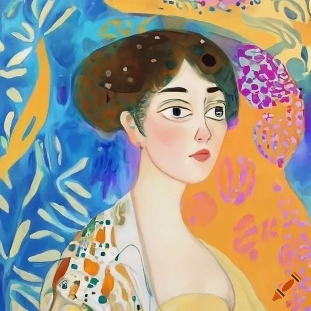 Studio ghibli japanese art pastel klimt matisse on Craiyon
