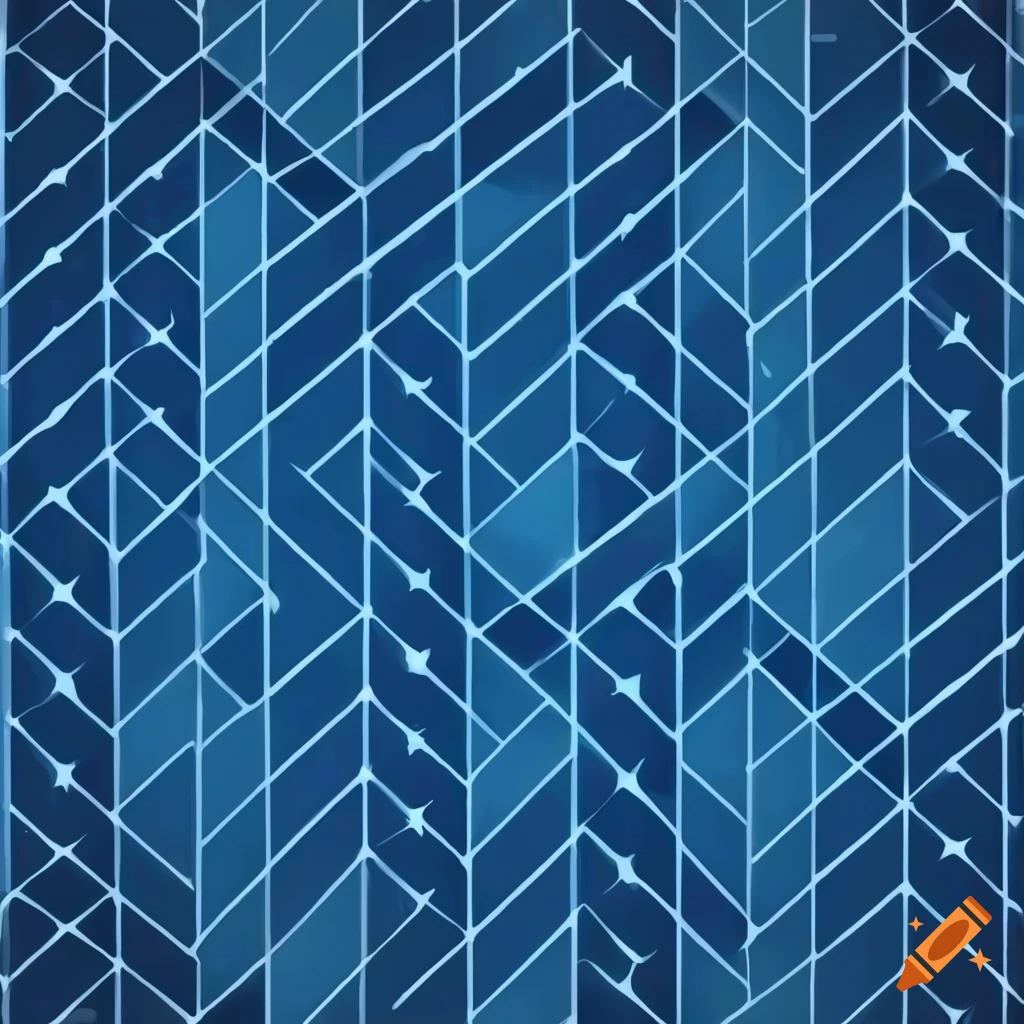Geometric pattern in blue for a linkedin cover