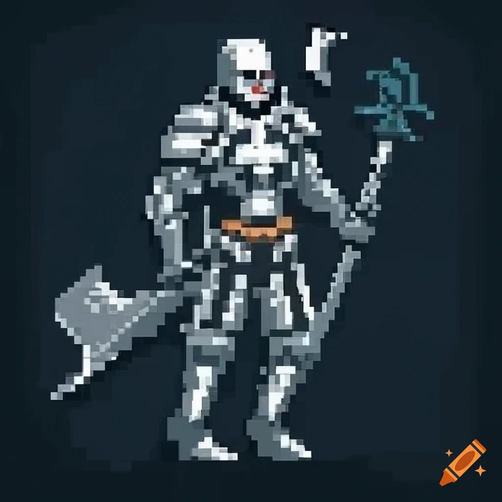 Science fiction ancient royal guard, battle stance facing the right ...