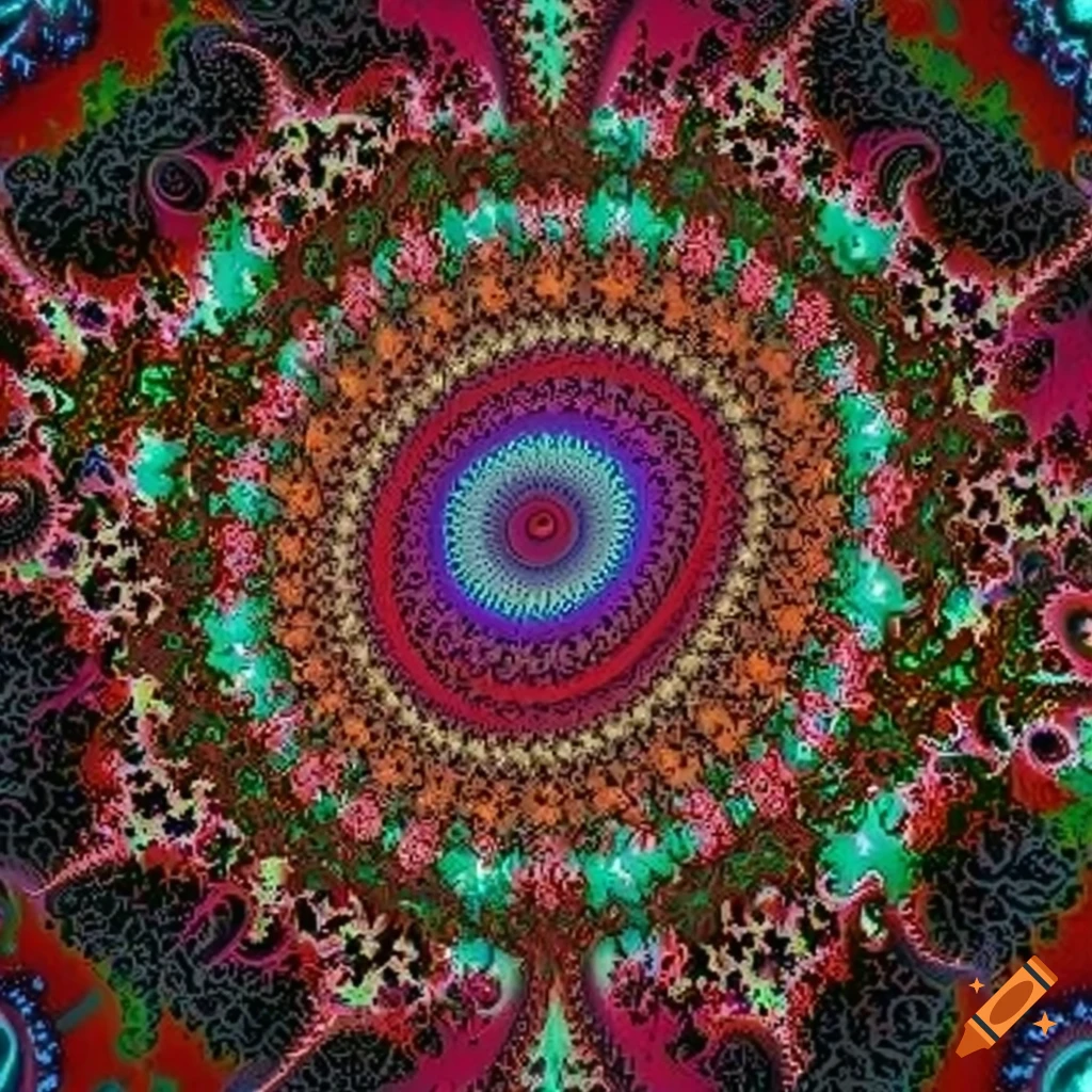 Mandelbrot psychedelic griffin