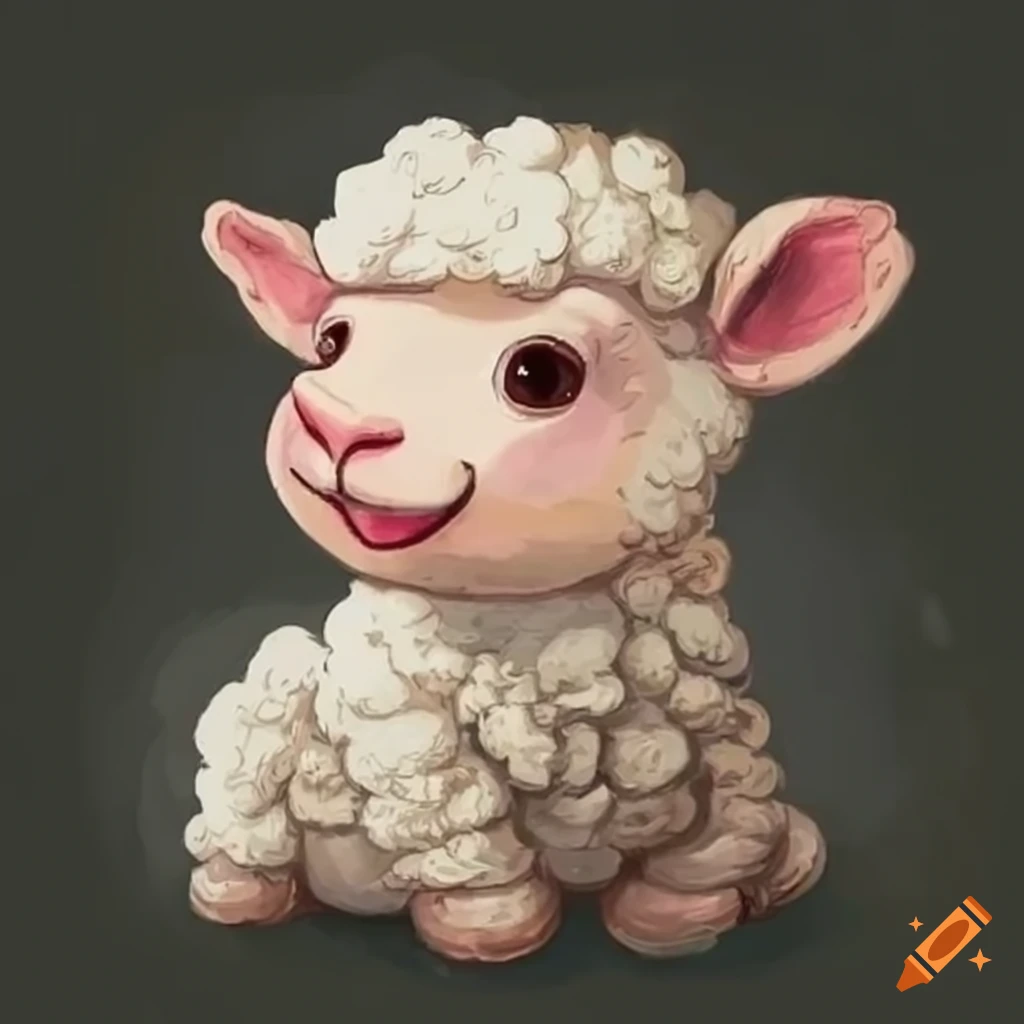 How To Draw A Baby Sheep