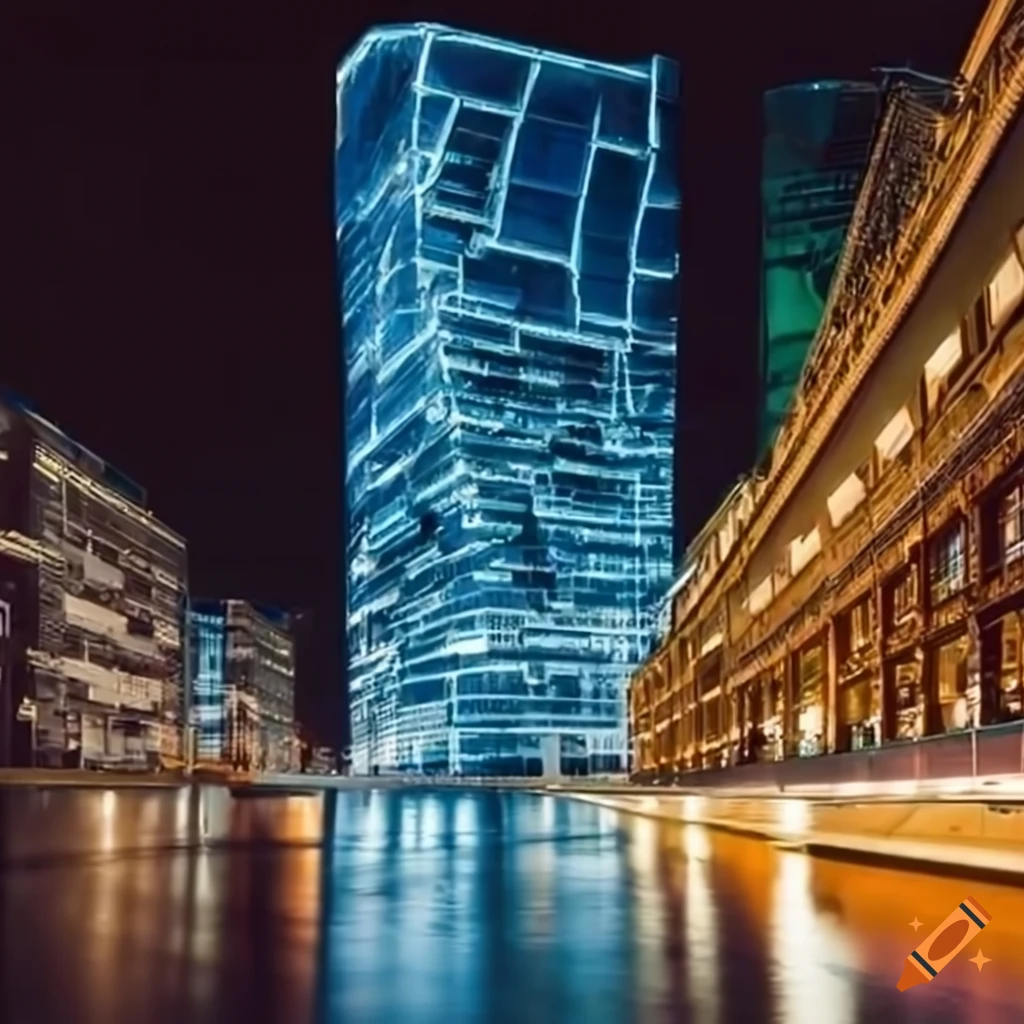 Modern buildings of 2040