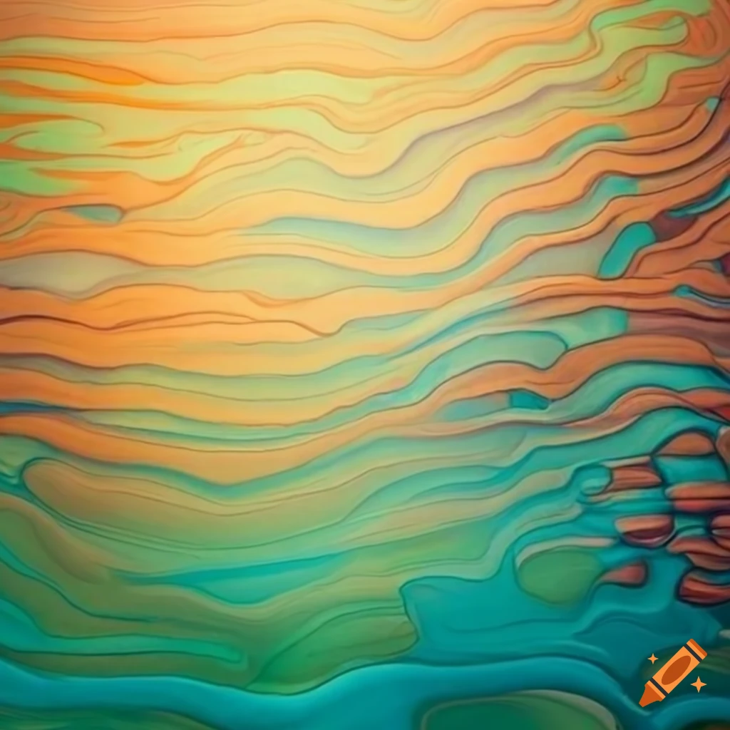 Organic pattern on Craiyon