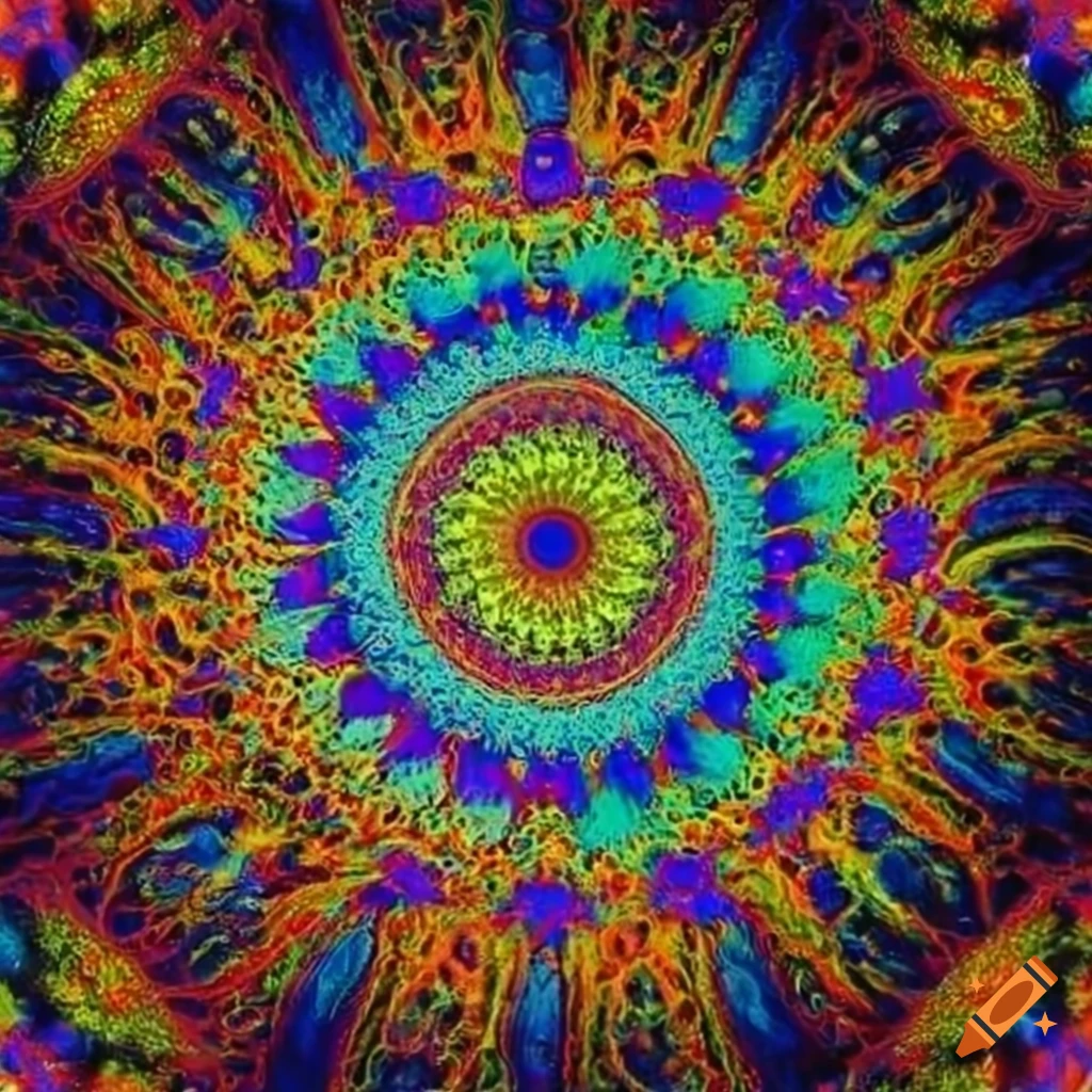 Portal psychedelic dmt with an eye on Craiyon