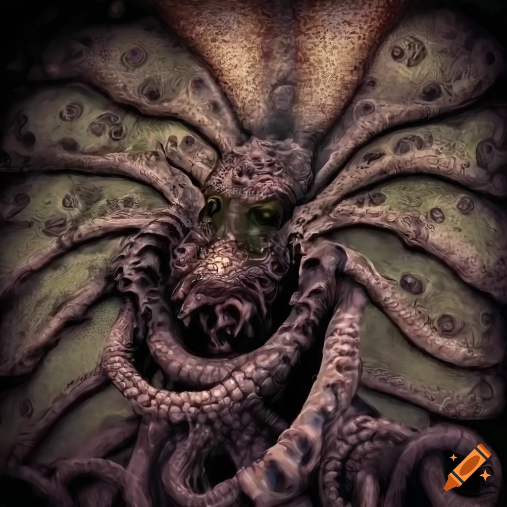 Cthulhu rising from r'lyeh high resolution on Craiyon