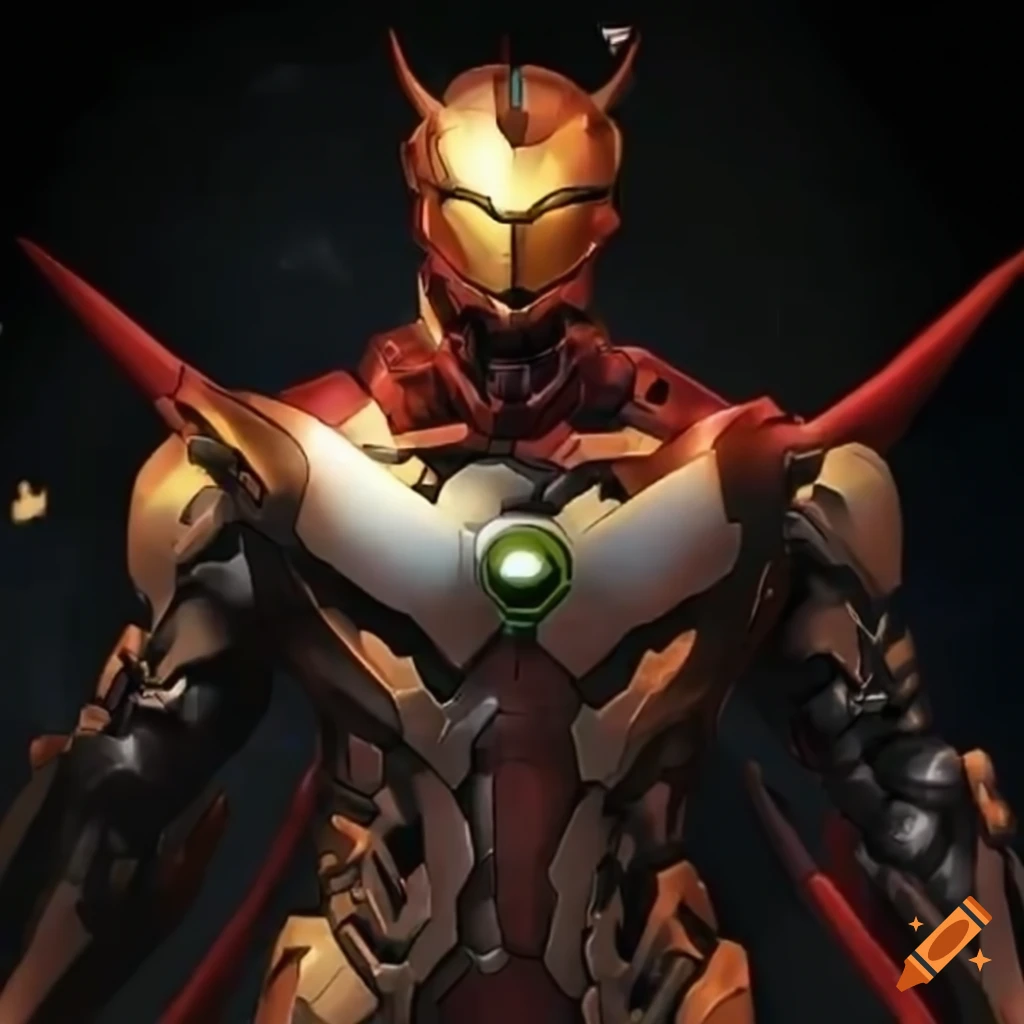 Genji fused with iron man