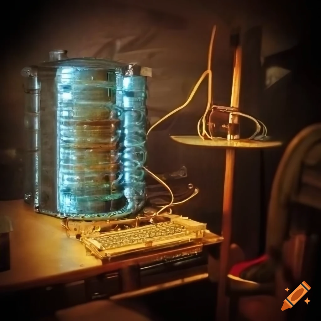 Very very rare homemade quantum computer from 1900 with working tesla ...