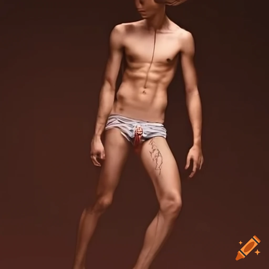 Skinny short guy on Craiyon