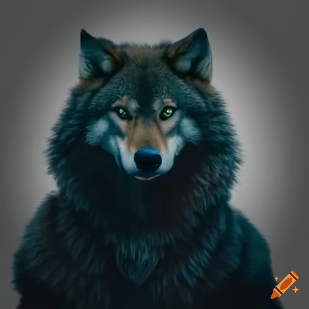 Mr. wolf png on Craiyon