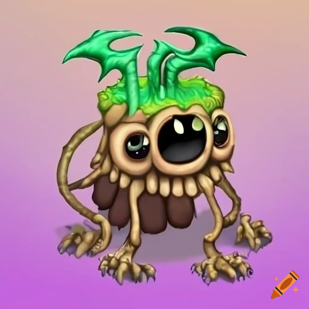My singing monsters Plant-Bone Monster on Craiyon
