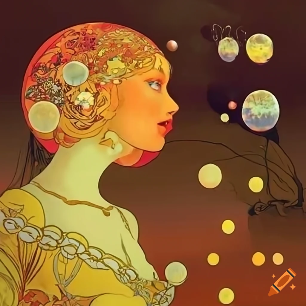 Forests, arches, glowing orbs, bubbles, dandelion trees, lanterns, huge ...