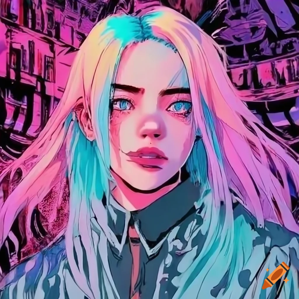 Billie elish on Craiyon