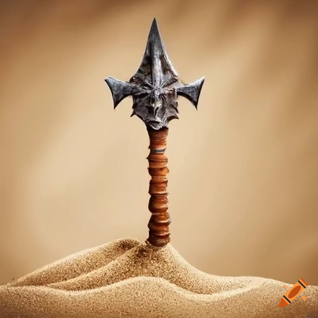 An ancient weapon in the sand