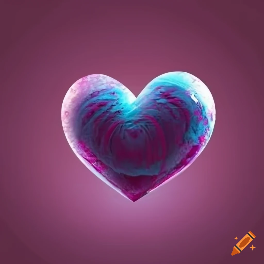 Hearts background on Craiyon