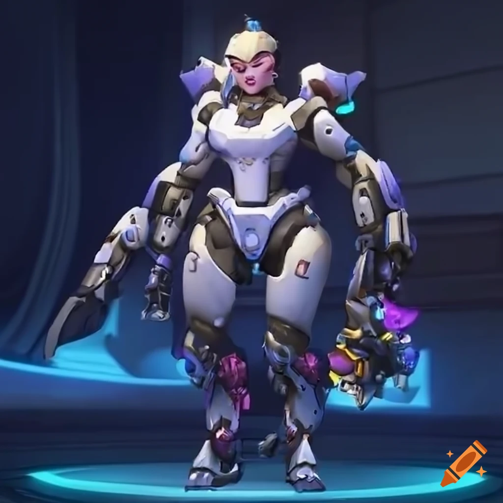 Overwatch 2 fairy mech suit on Craiyon