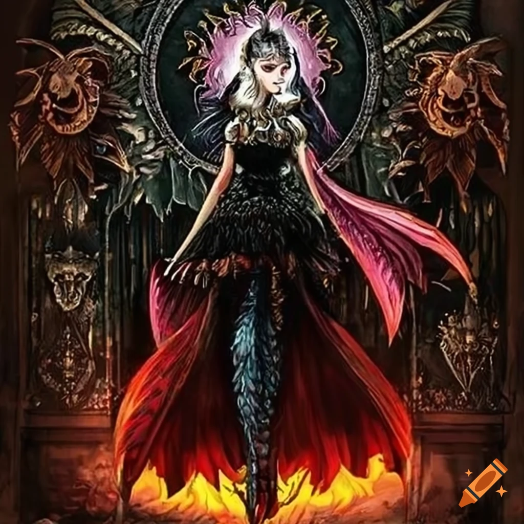 A illustration of a vampire chicken inspire in victoria frances ...