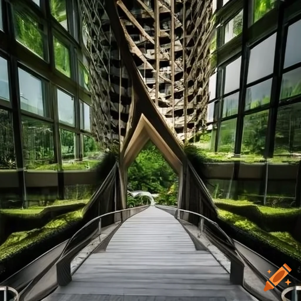 Stunning architecture merging natural elements and contemporary design ...