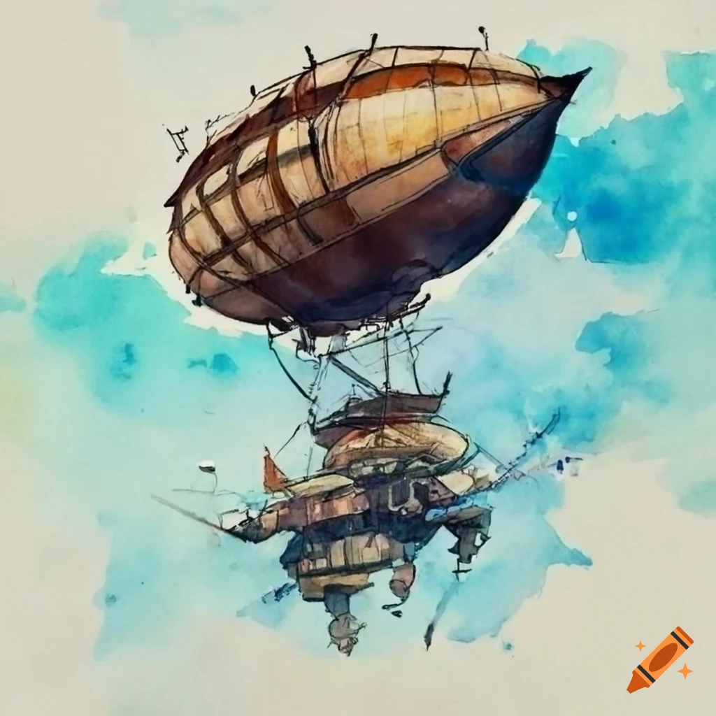 Deepworld Jetpack Concept Art Steampunk