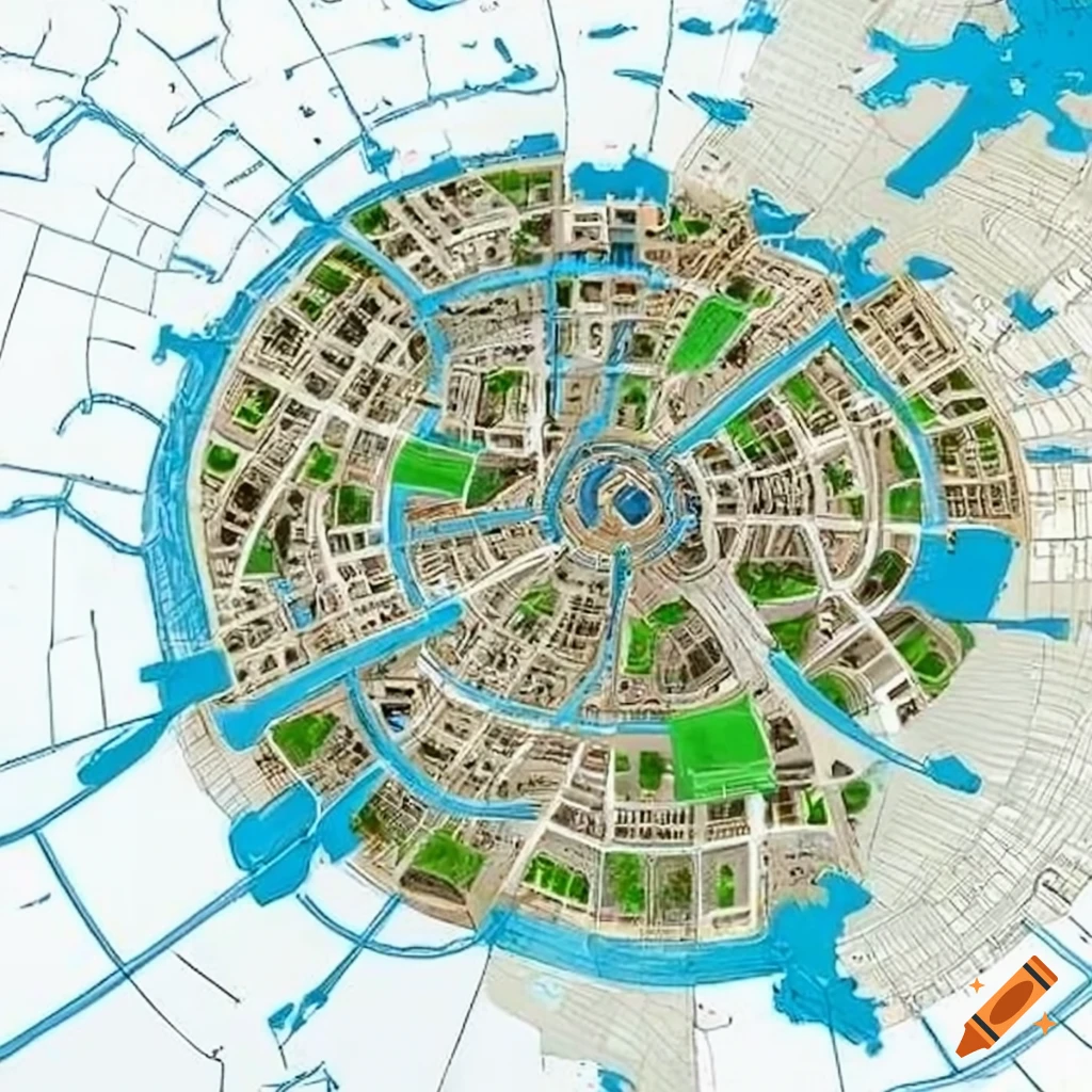 An image of map mobility city on Craiyon