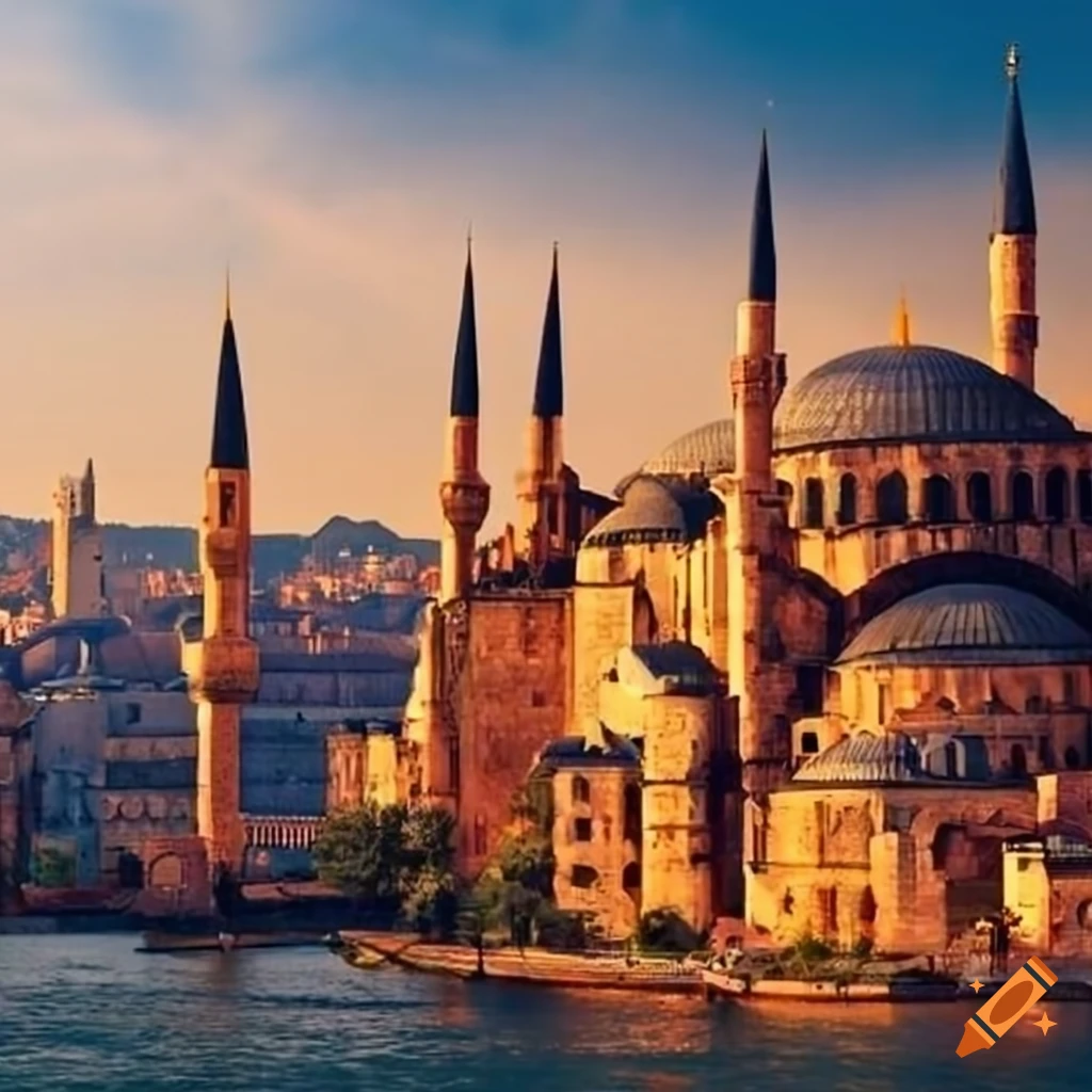 Medieval islamic town istanbul on Craiyon