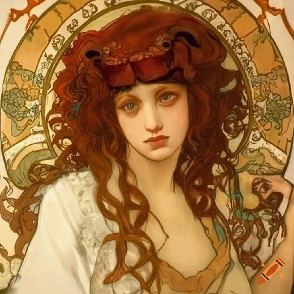 Gypsy with very dark brown eyes and tan skin, in a white dress, with a ...