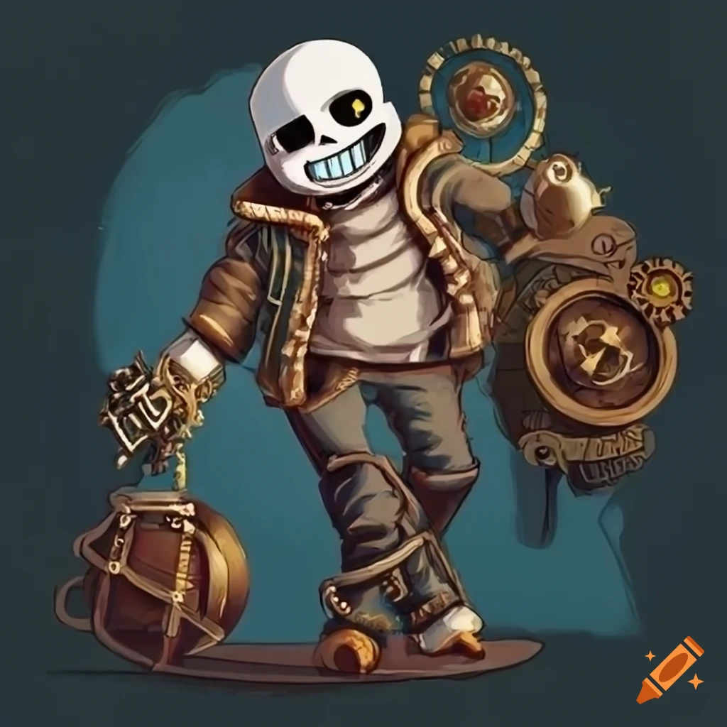 Steampunk styled sans