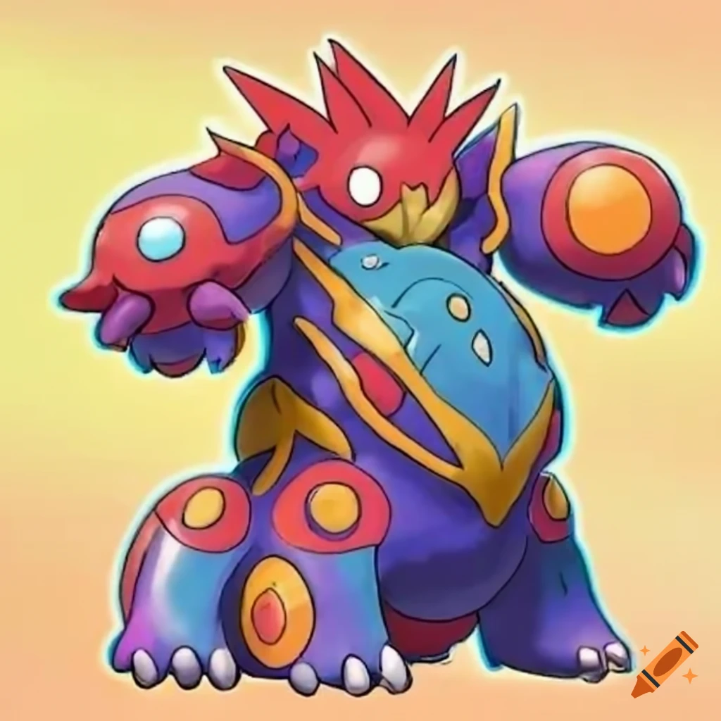 Pokemon that looks like a thousand sons marine on Craiyon