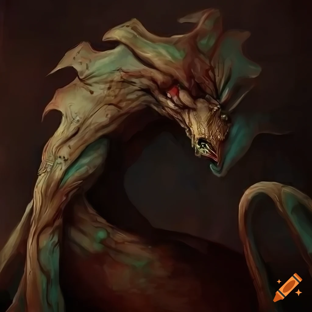 Fantasy creature entheogen annunaki archon. By jordan grimmer on Craiyon