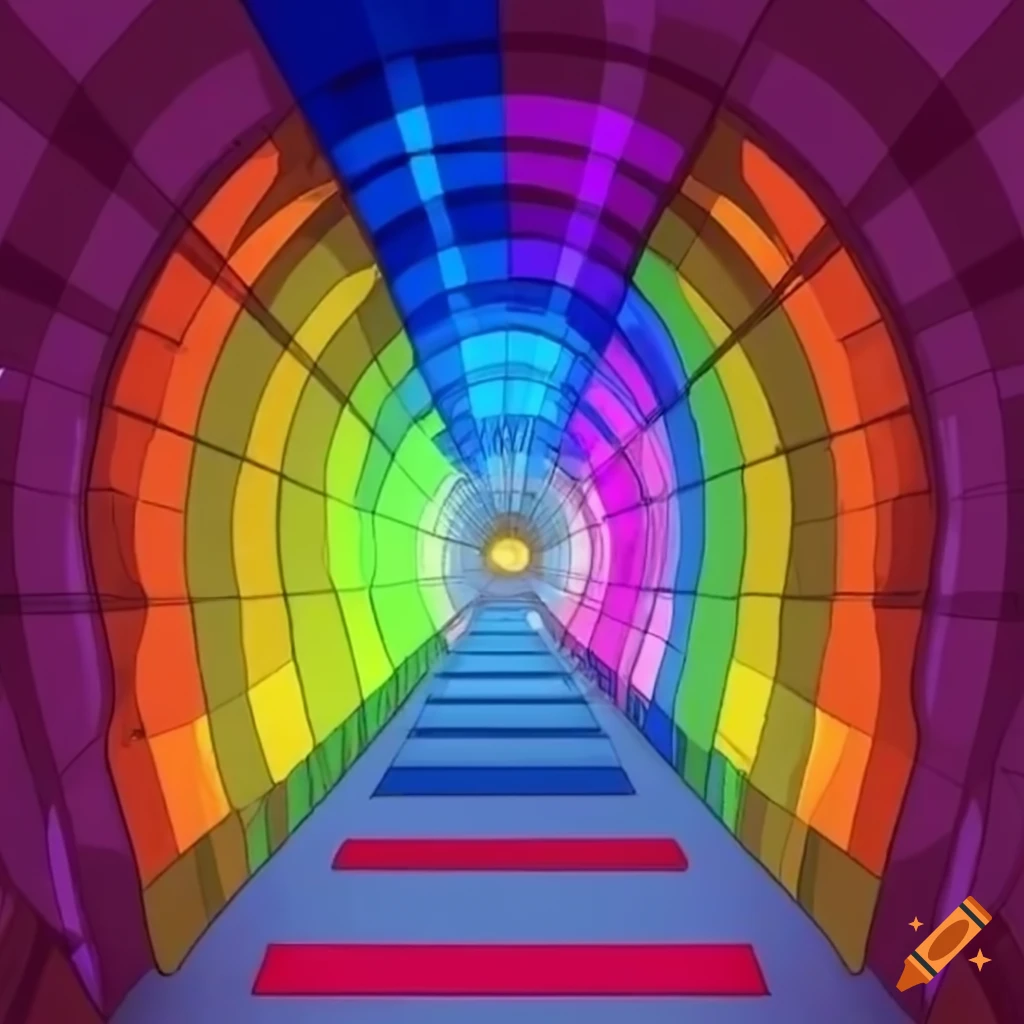 Tunnel animated on Craiyon