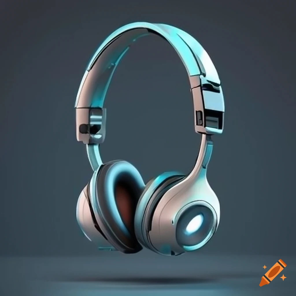 Futuristic headphones