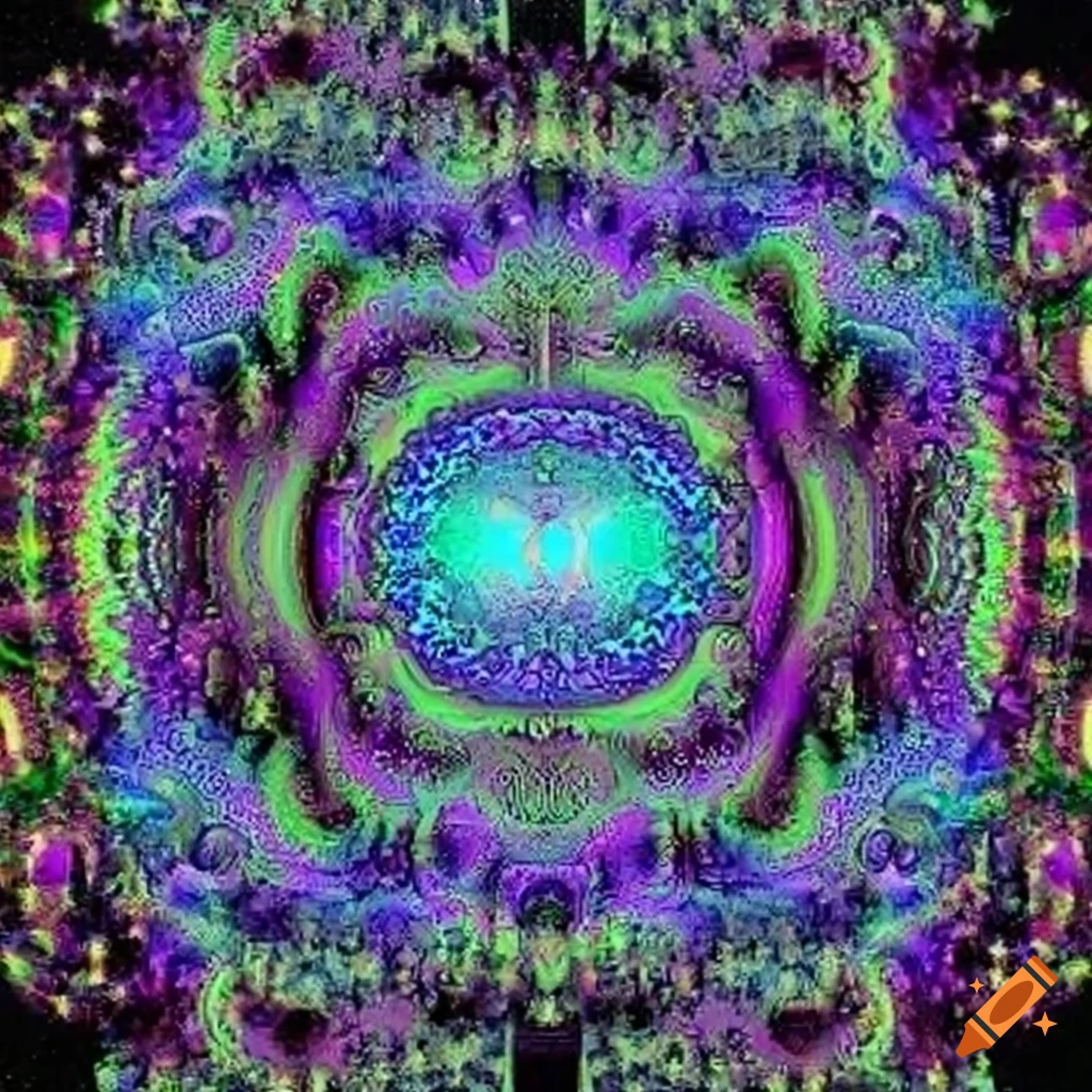 Digital acid dmt wormhole tech fractal entrance