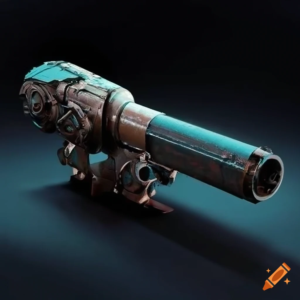 The Atlas Cannon is a massive futuristic weapon with an industrial ...